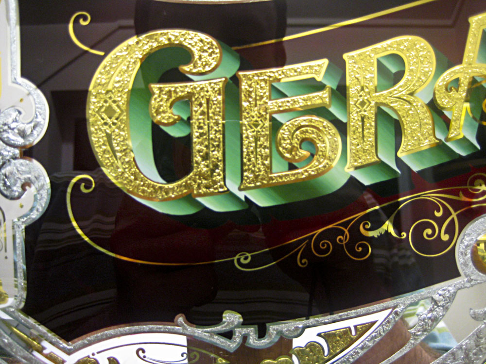 Gerald Whittaker Glass Sign - David Smith - Traditional Ornamental ...