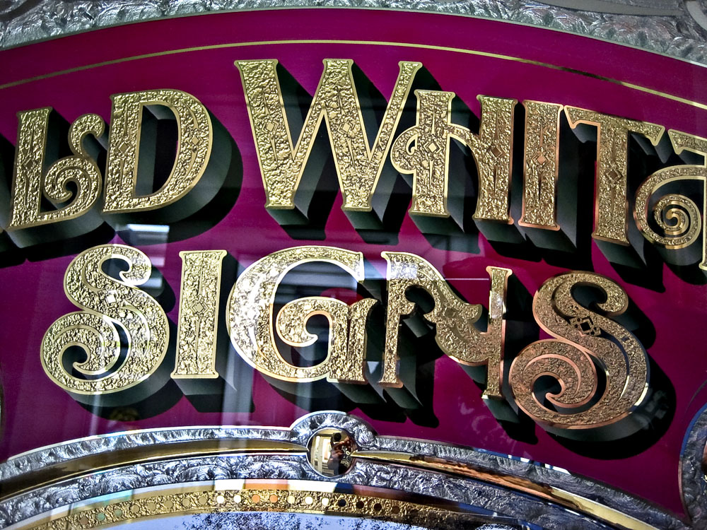 Gerald Whittaker Glass Sign - David Smith - Traditional Ornamental ...