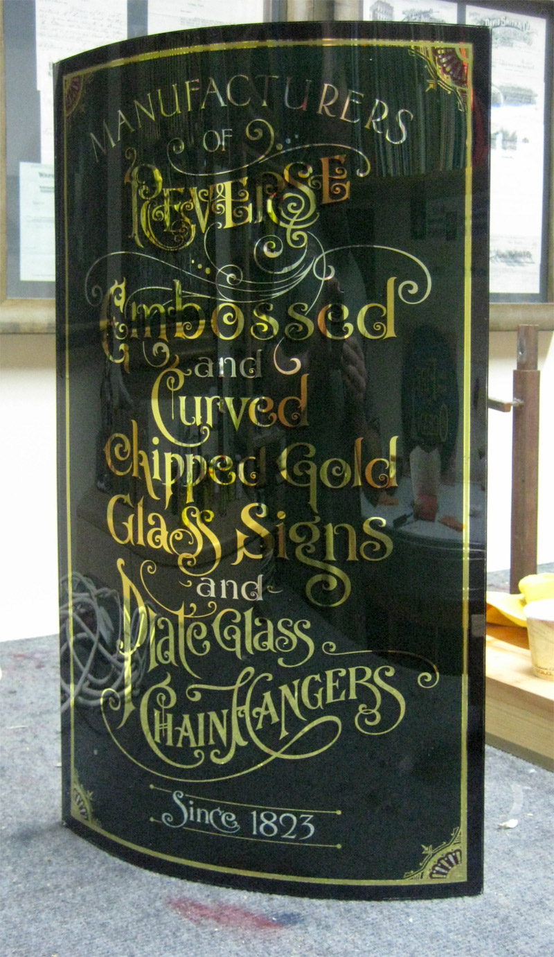Heat Slumped Glass Signs - David Smith - Traditional Ornamental Glass ...