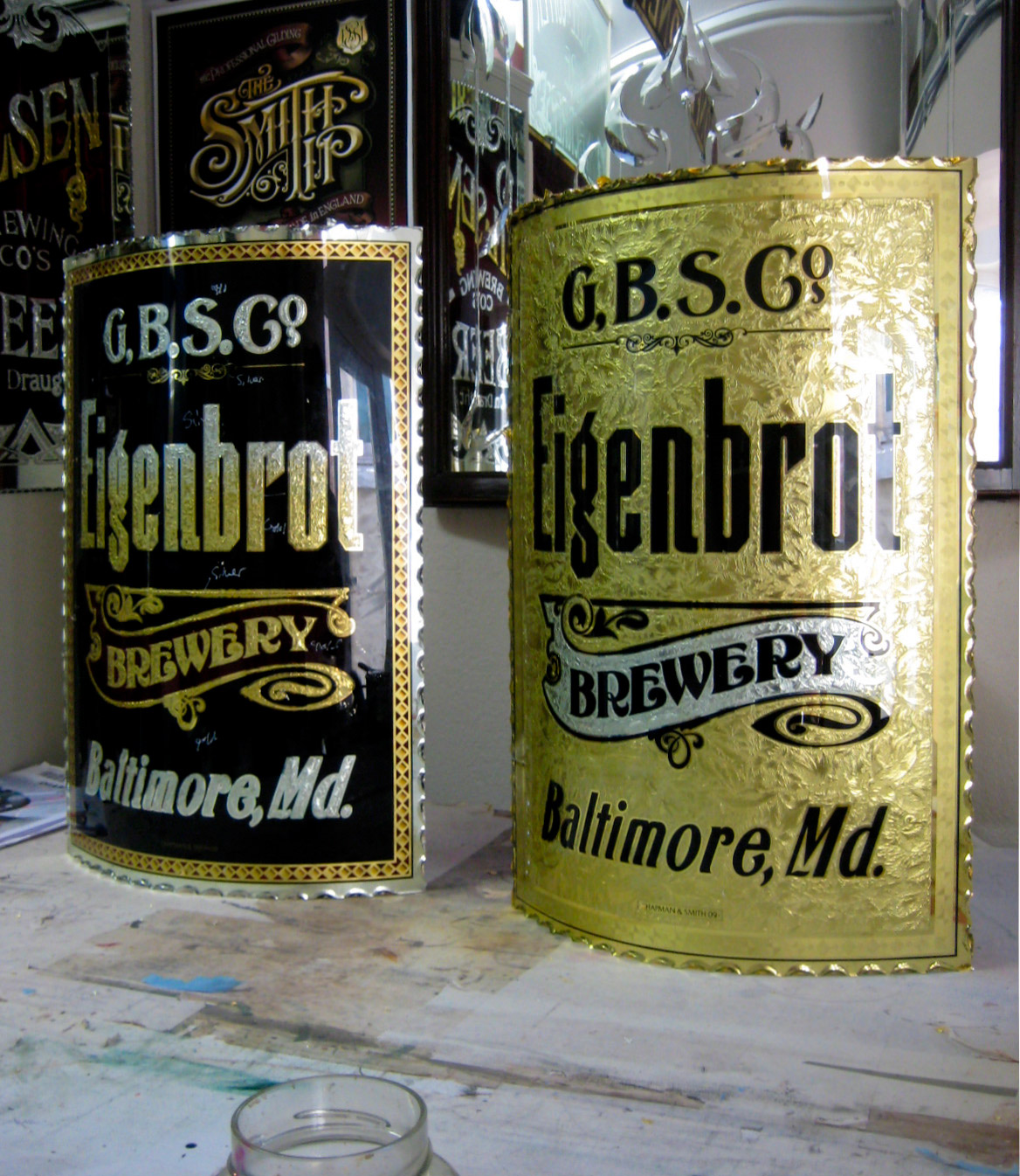 Heat Slumped Glass Signs - David Smith - Traditional Ornamental Glass ...