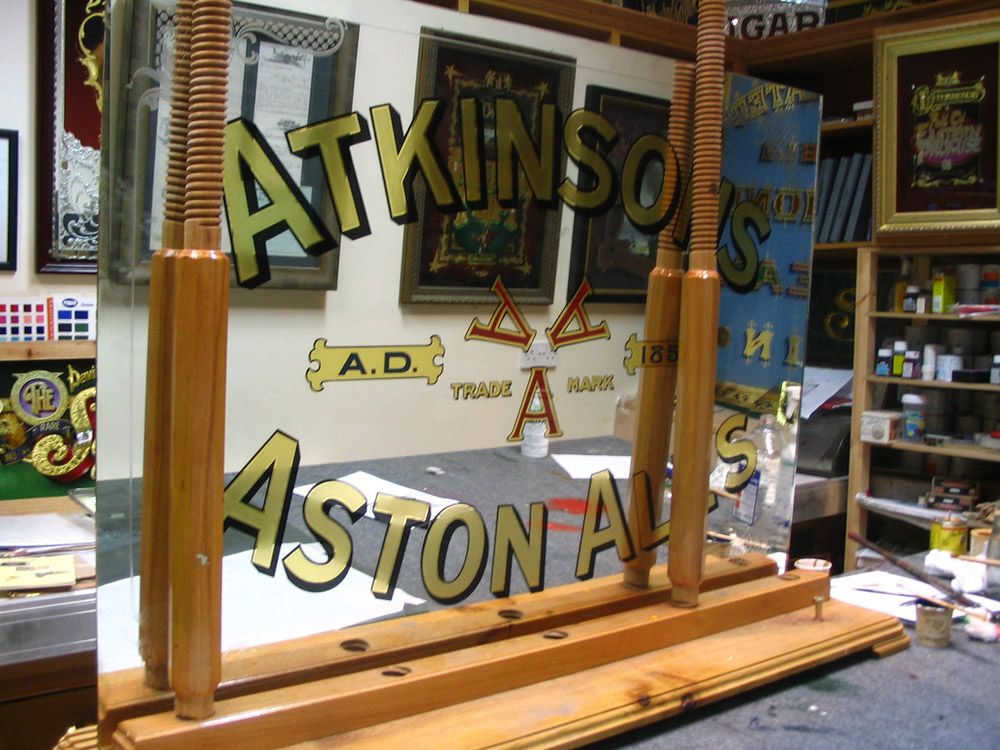Restored Glass Signs - David Smith - Traditional Ornamental Glass Artist