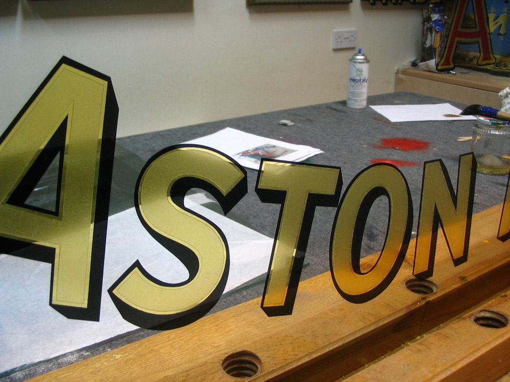 Restored Glass Signs - David Smith - Traditional Ornamental Glass Artist