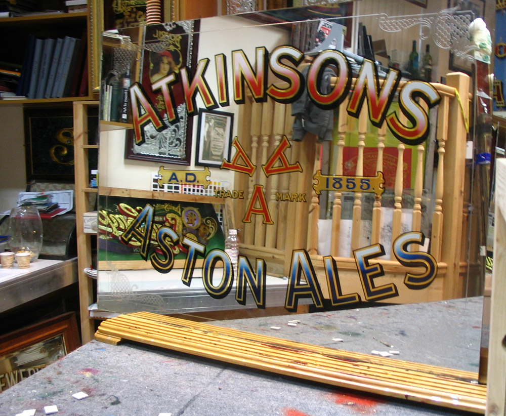 Restored Glass Signs - David Smith - Traditional Ornamental Glass Artist