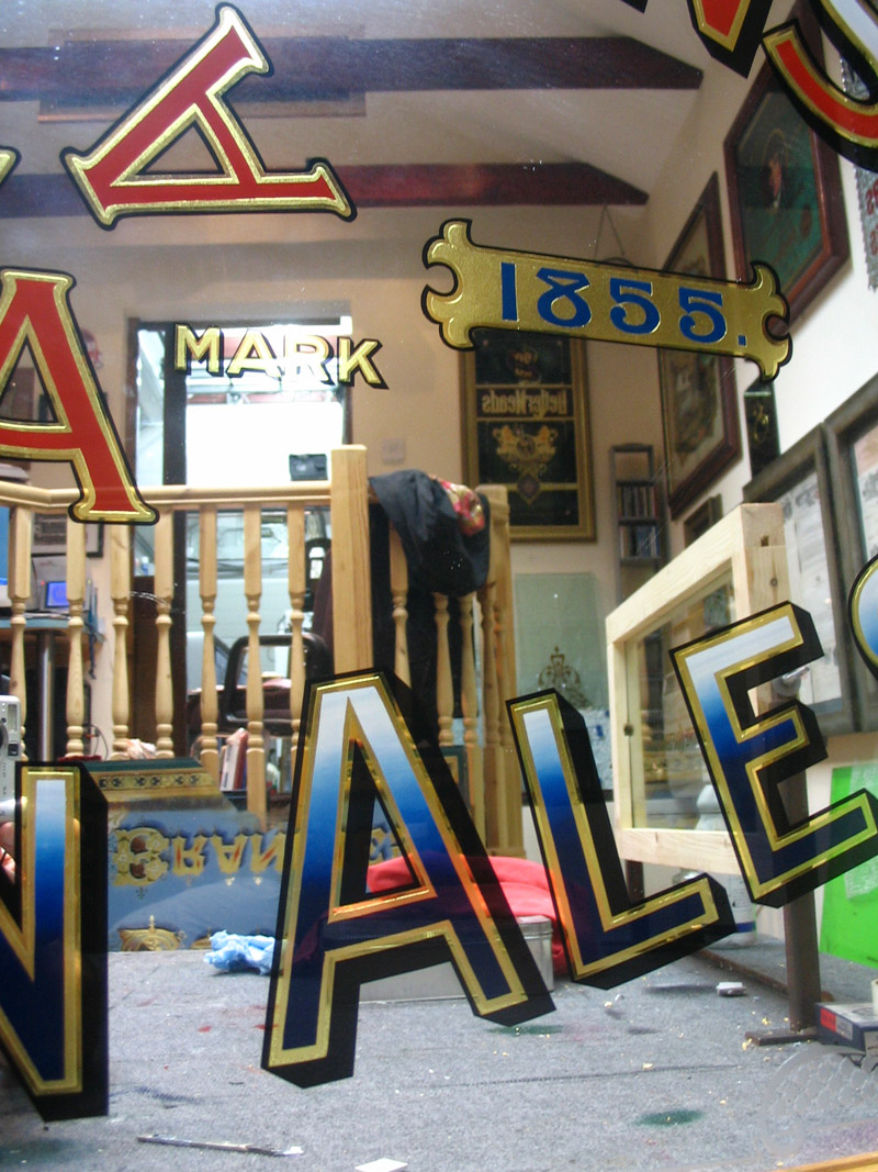 Restored Glass Signs - David Smith - Traditional Ornamental Glass Artist