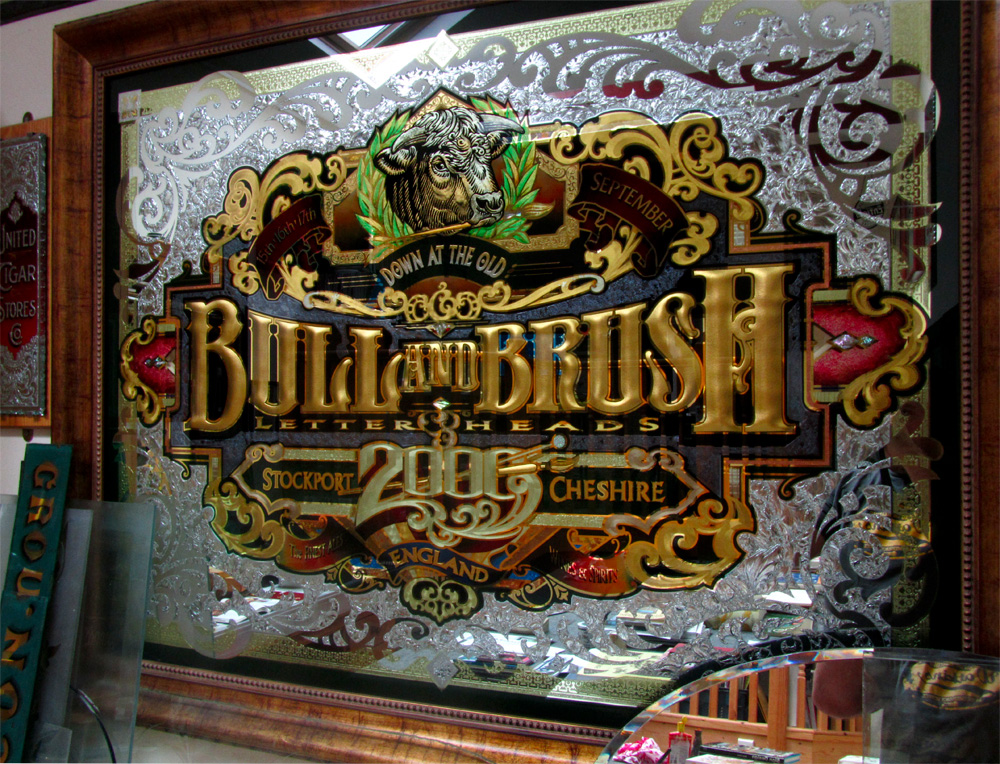 Letterheads Glass Signs - David Smith - Traditional Ornamental Glass Artist