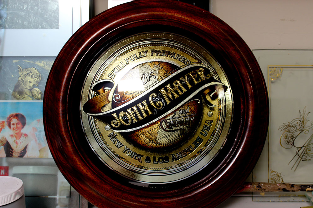 Born & Raised Glass Signs - David Smith - Traditional Ornamental Glass ...