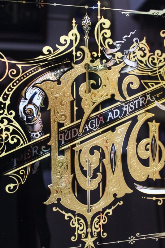 Gulledge Reverse Glass Sign - David Smith - Traditional Ornamental ...