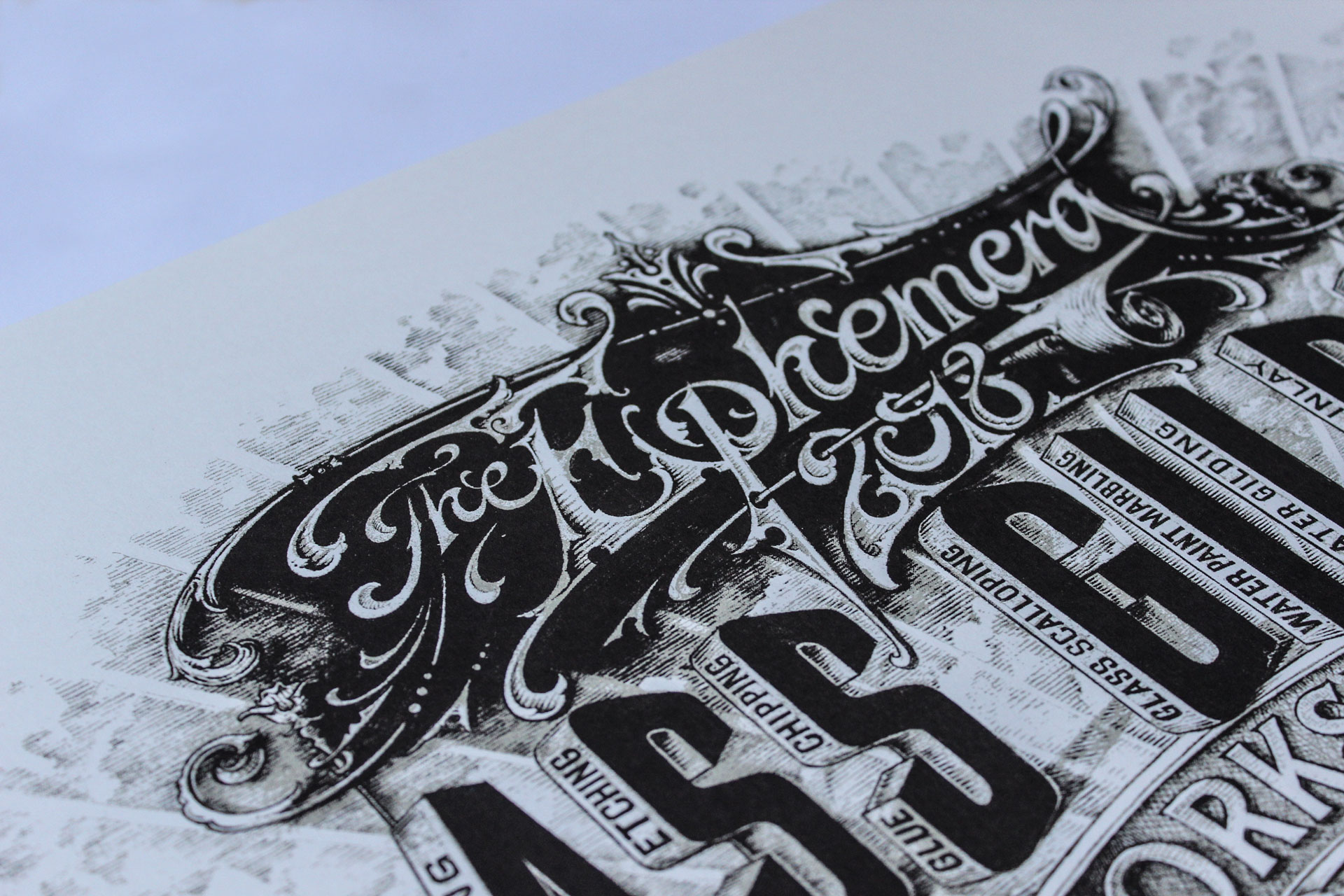 Signed Limited Edition David A Smith Ephemera Art Print - David Smith ...