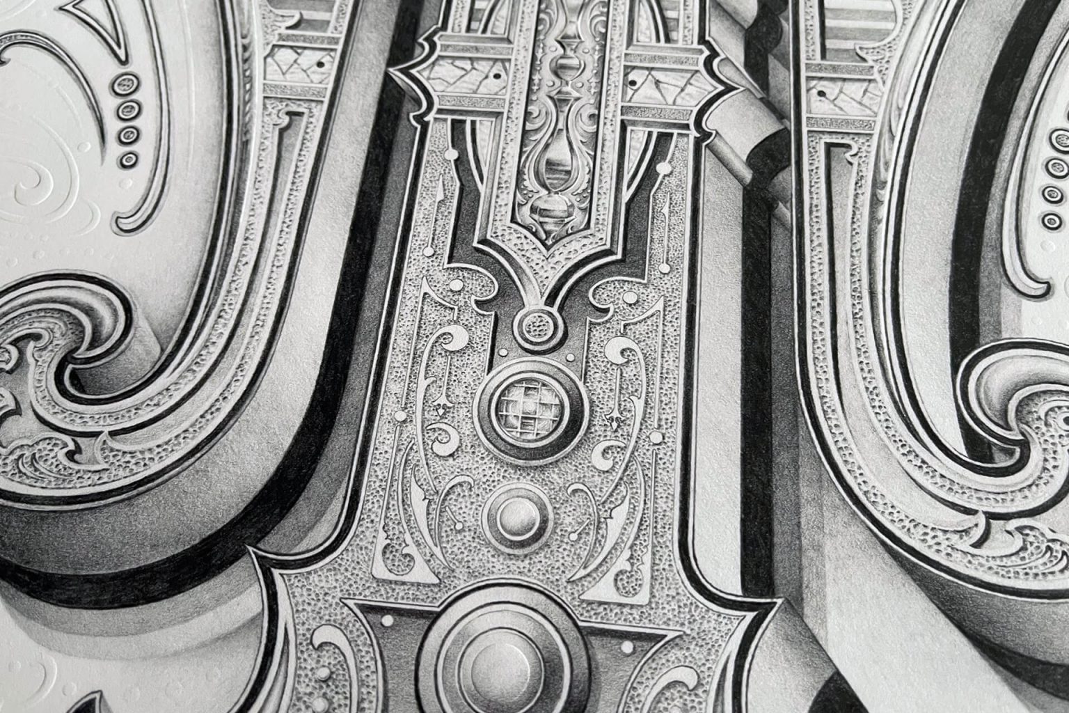 How I made the letter T print - David Smith - Traditional Ornamental ...