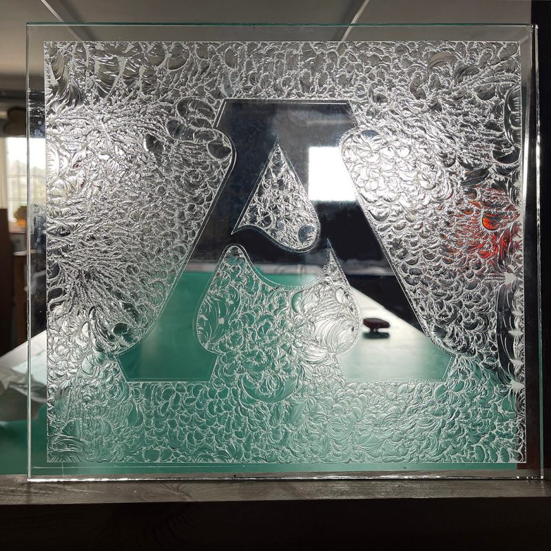 Glue Chipped Glass - "Letter S " 8 1/2" x 9" - David Smith ...