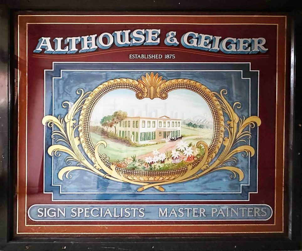 Althouse & Geiger & the Australian signwriting industry